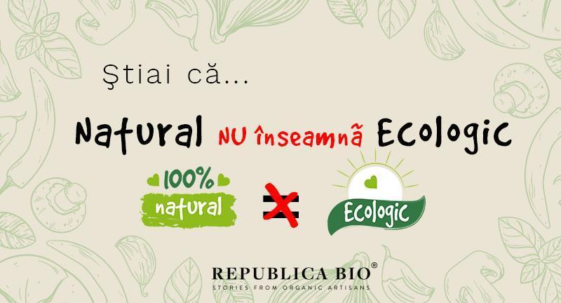 Ştiai că: produs Natural nu înseamnă produs Ecologic? [infografic ...