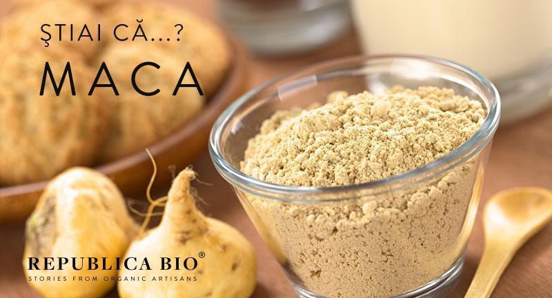 Știai că...pudra de maca te ajută să te adaptezi mai ușor la stres ...