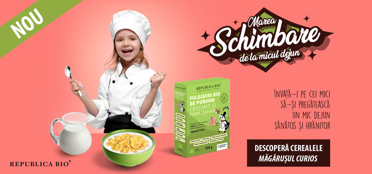Cereale pentru copii – cereale bio, fara gluten Magarusul Curios ...