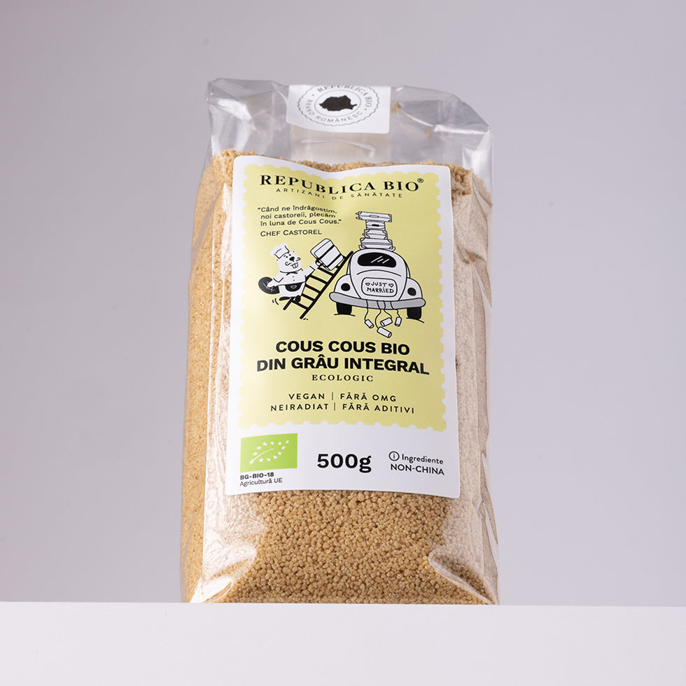 Cous Cous Bio din grau integral Republica BIO, 500g, ecologic