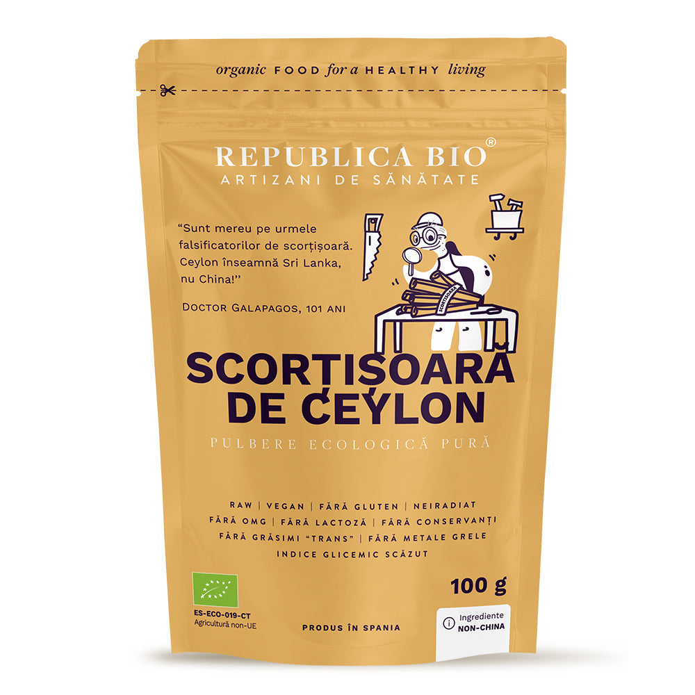 Scortisoara de Ceylon Ecologica, Pura – Republica BIO