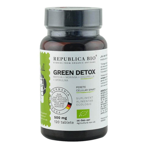 Green Detox (500 mg) supliment alimentar Ecologic Republica BIO, 120...