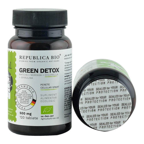 Green Detox (500 mg) supliment alimentar Ecologic Republica BIO, 120...